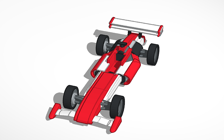 3D design Formula 1 Car - Tinkercad