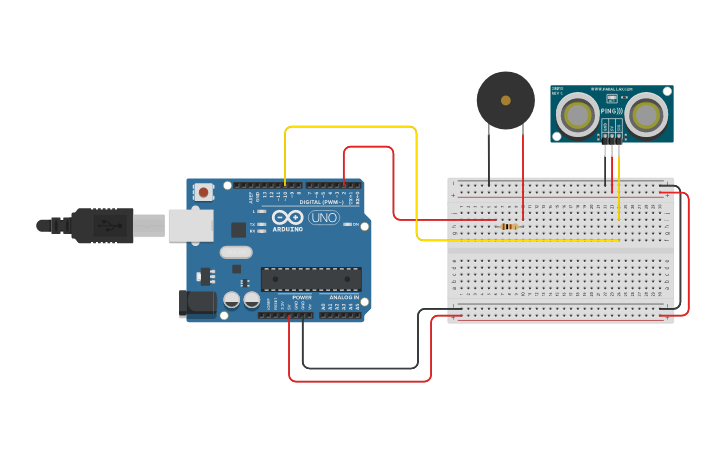Circuit design Analog Input with Arduino - Tinkercad