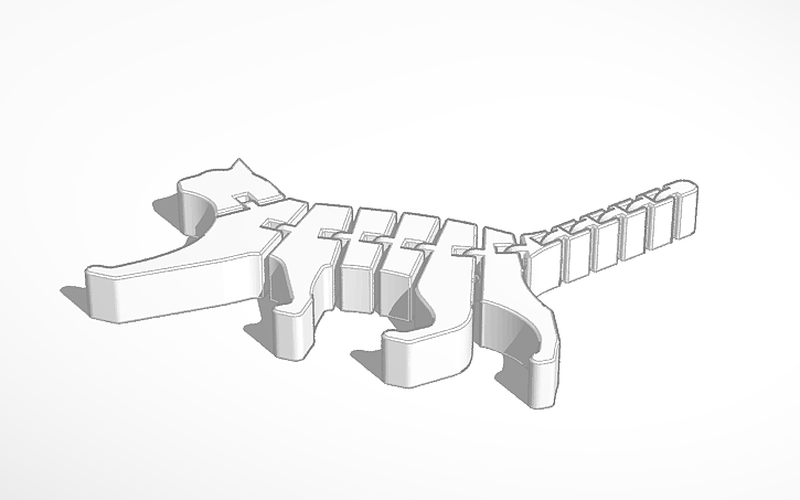 3D design Flexi Cat - Tinkercad
