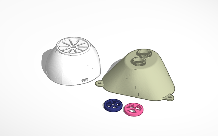 3D design face mask - Tinkercad