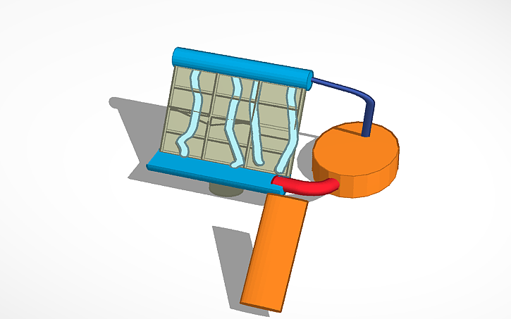 3D design water drop - Tinkercad