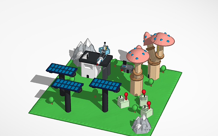 3D design Ящишин Михайло Cosmo Base - Tinkercad