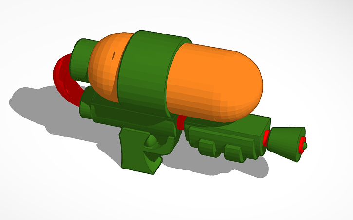 3D design Splatoon Splattershot | Tinkercad