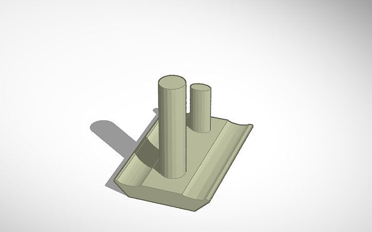 3D design Fiero Fender Molding Clip | Tinkercad