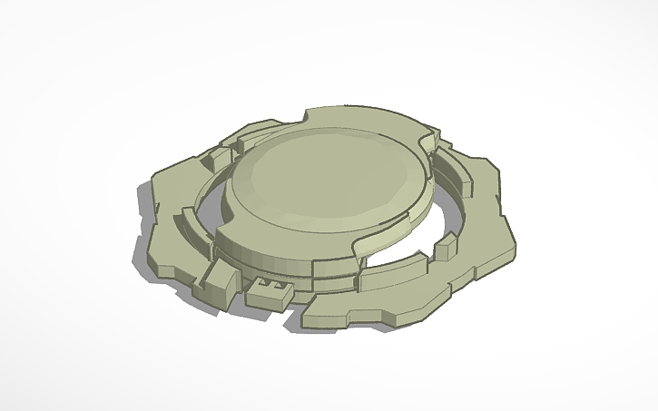 3D design DB Core Base (Left) - Tinkercad