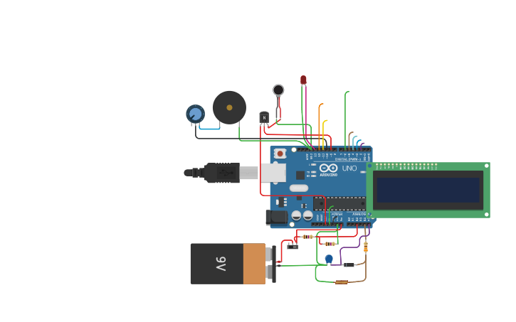 Circuit design METAL DETECTOR - Tinkercad