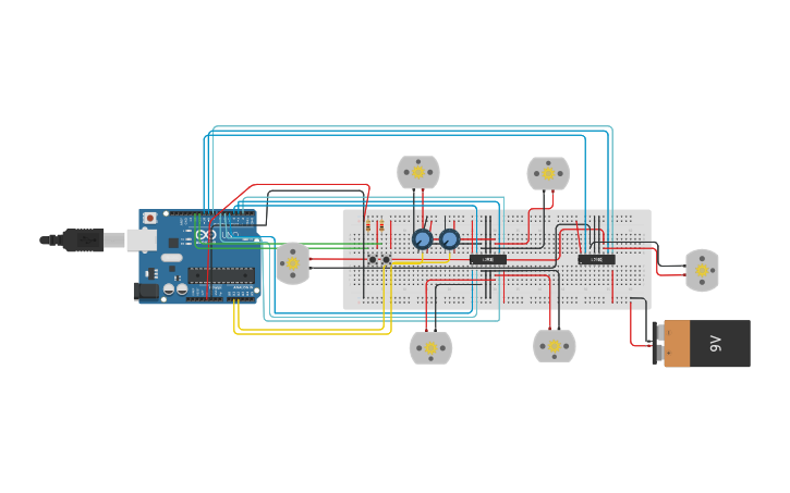 Circuit design ROV Task - Tinkercad
