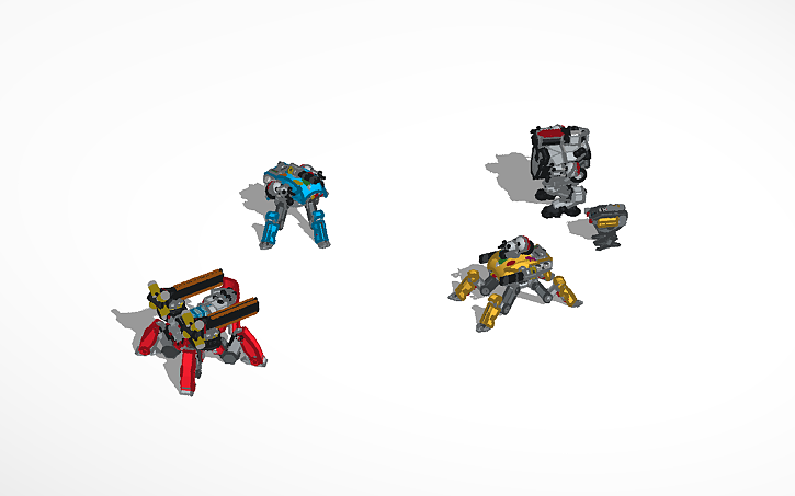 3D design War of robots - Tinkercad