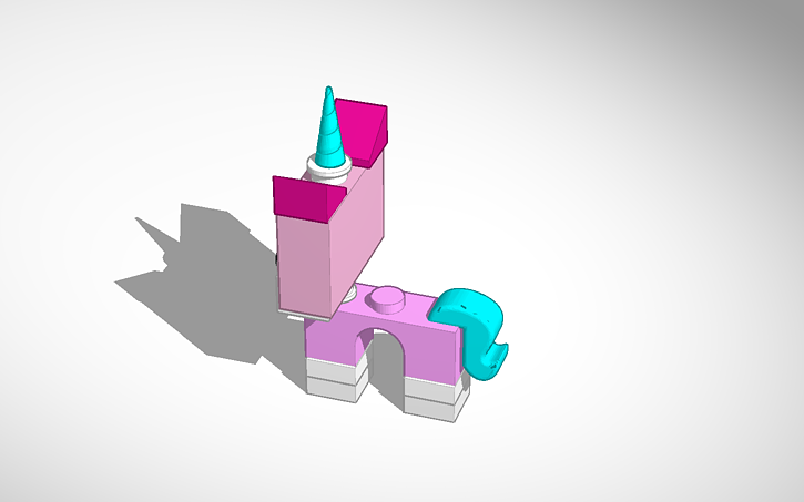 3D design cute pony - Tinkercad
