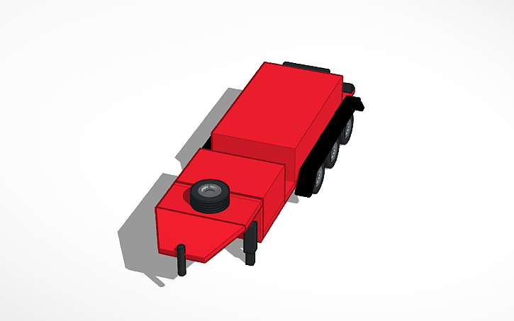 3d Design Big Fuel Trailer D Tinkercad
