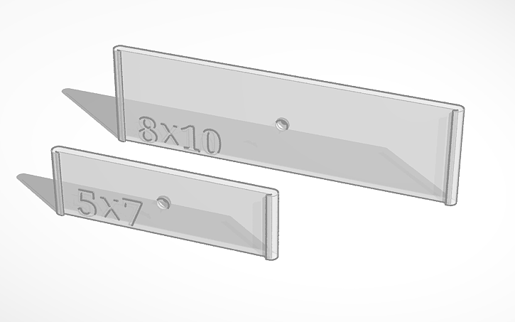 3D design Picture Frame - Tinkercad