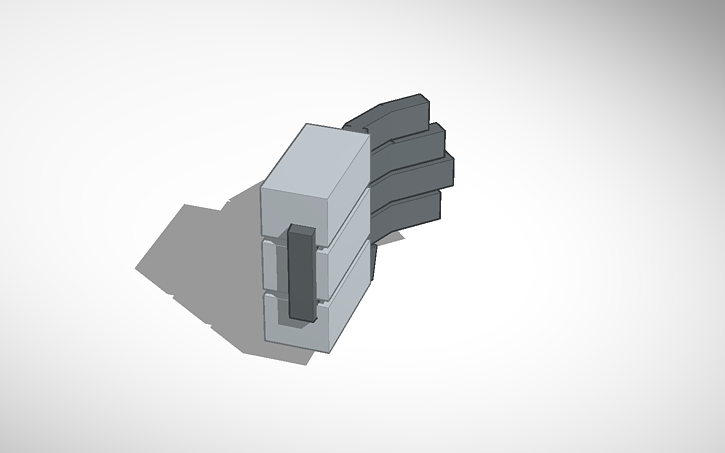 3D design robot hand - Tinkercad