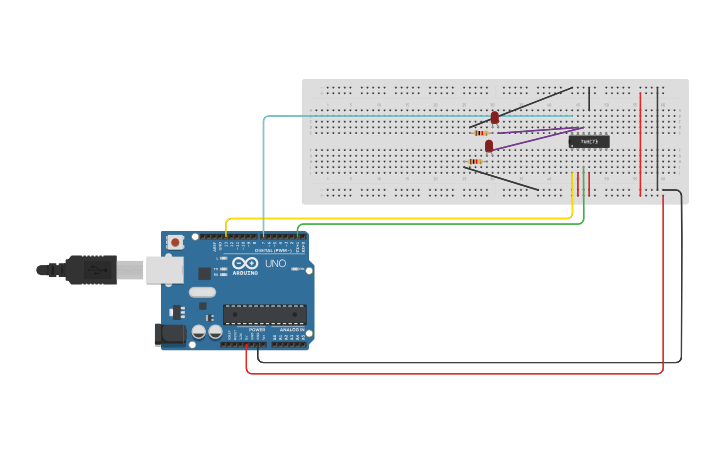 Circuit design IC 74HC73(102203277) - Tinkercad