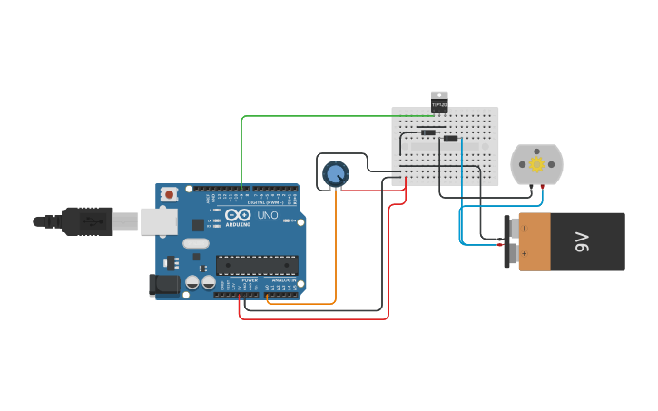 Circuit design K1 - Tinkercad