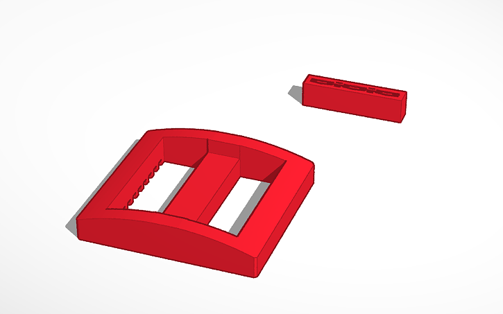 3D design Buckle - Tinkercad
