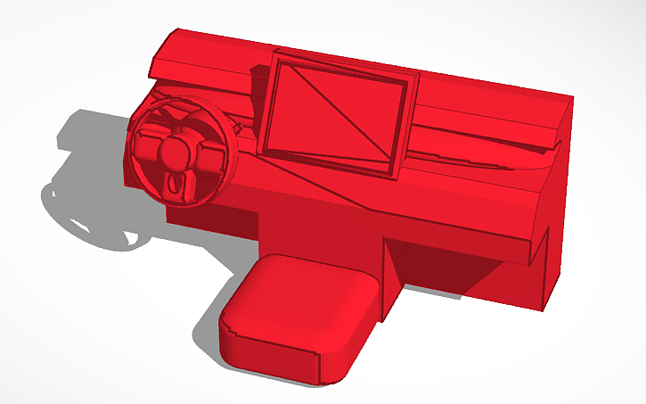 3D design Car dashboard - Tinkercad