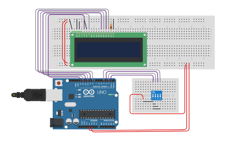 Circuit Design Water Level Sensor Tinkercad