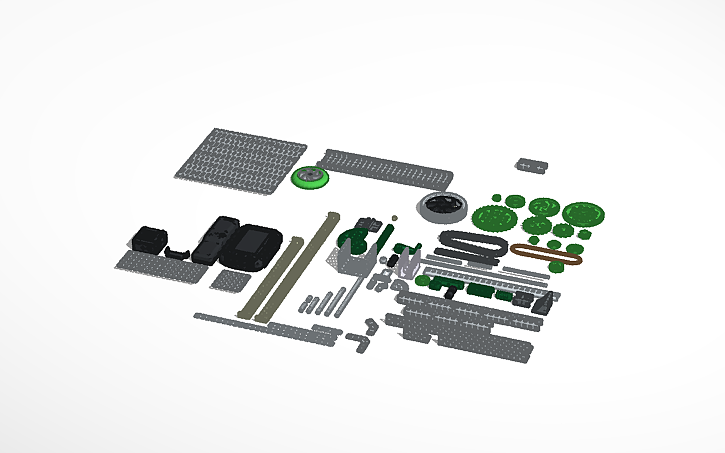 3D design Copy of VEX V5 Parts - Tinkercad
