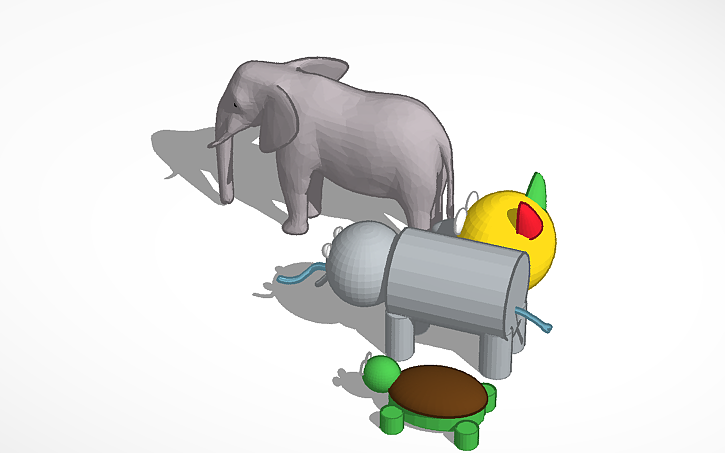 3D design Mighty Bojo - Tinkercad