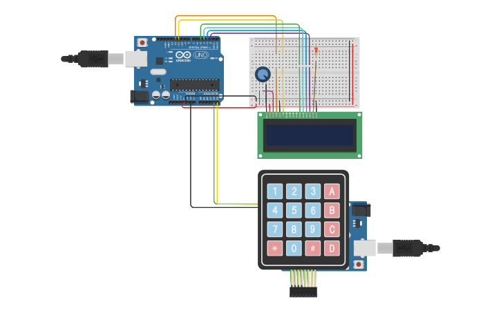 Circuit design ps2 - Tinkercad