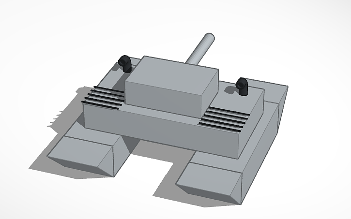 3D design tank | Tinkercad