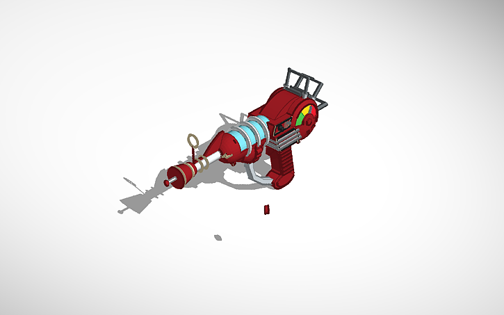 3D design ray gun - Tinkercad