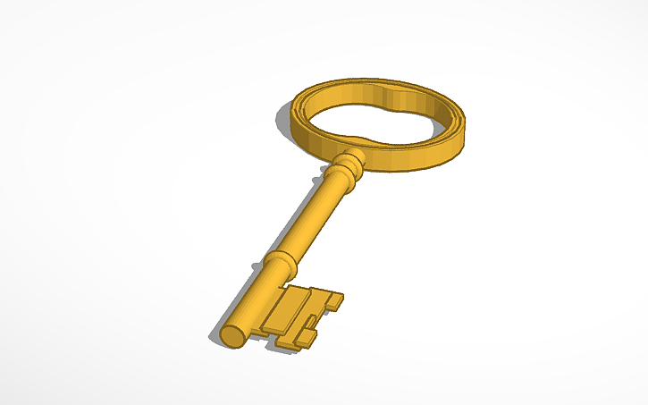 3D design Key - Tinkercad