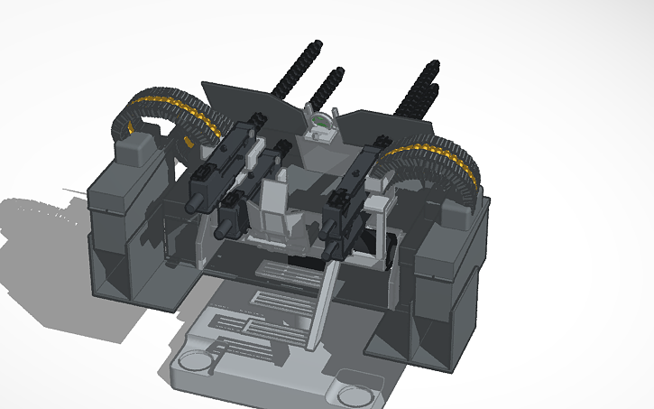 3D design Copy of 30mm gun turret update - Tinkercad