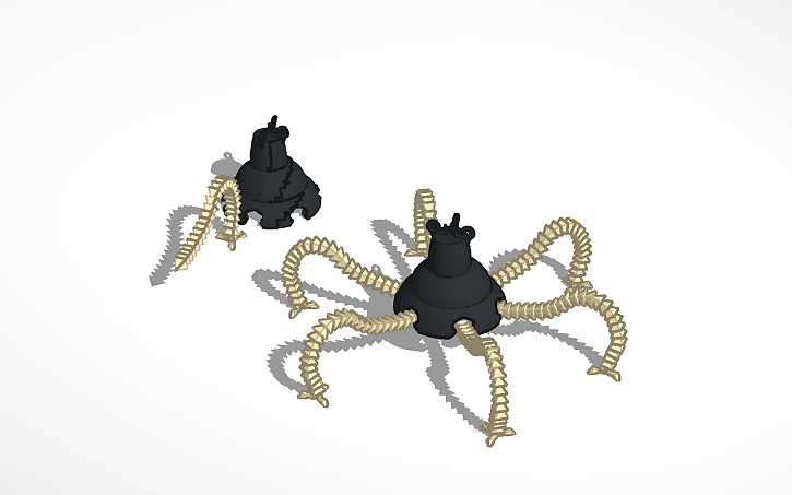 3D design Guardian from BotW (standing) - Tinkercad