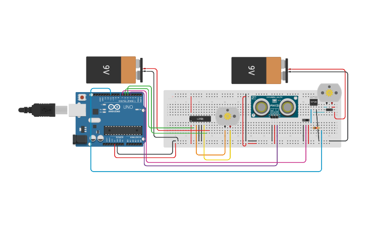 Circuit design Smart Home | Tinkercad