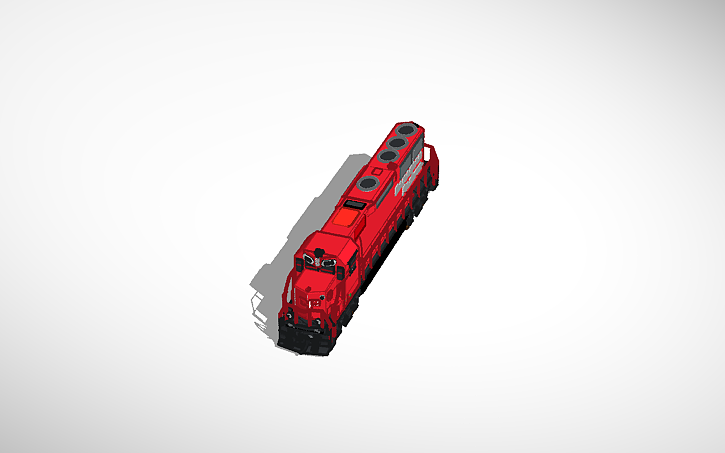 3D design Canadian Pacific GP20C-ECO - Tinkercad