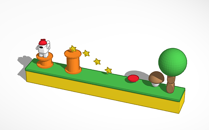 3D design Mario - Tinkercad