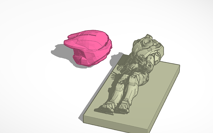 3D design Bobblehead Spartan (printable) - Tinkercad
