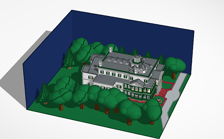 3D design Gracey Manor (Haunted Mansion 2023) - Tinkercad