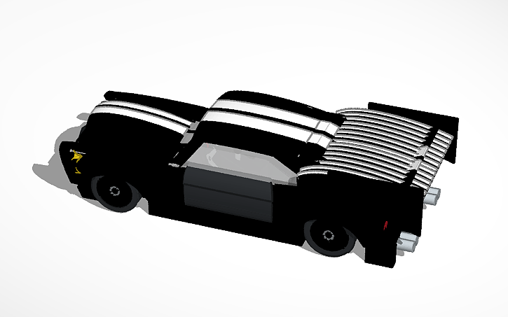 3D design remake track car - Tinkercad