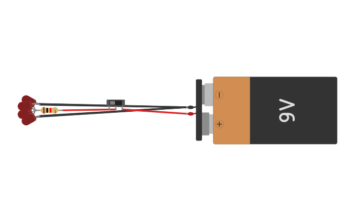 Circuit design flashlight circuit - Tinkercad