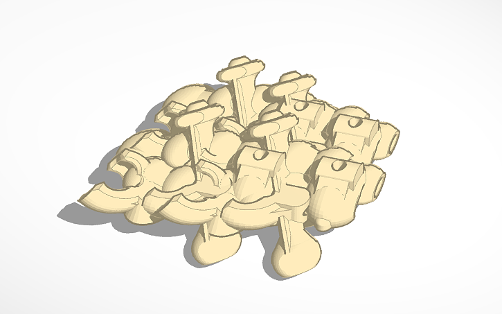 3D design fossils - Tinkercad
