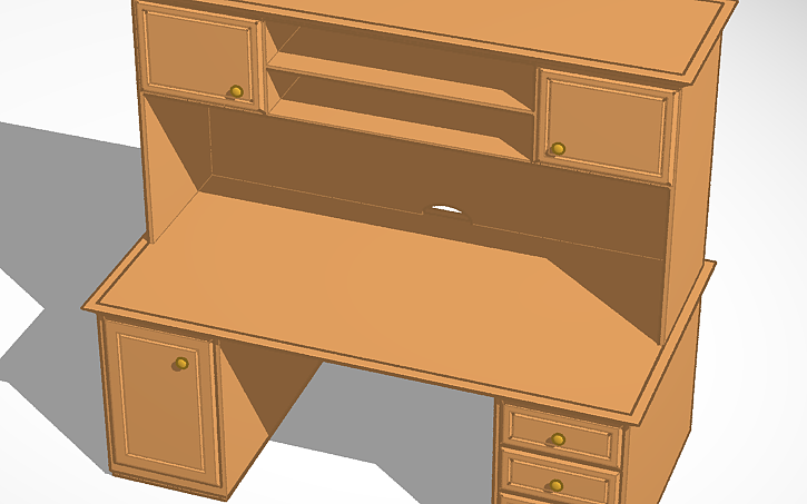 3D design Desk - Tinkercad