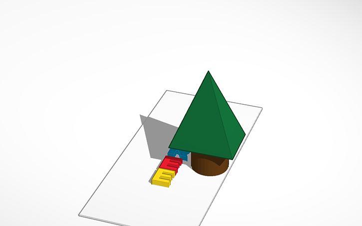 3D design TREE - Tinkercad