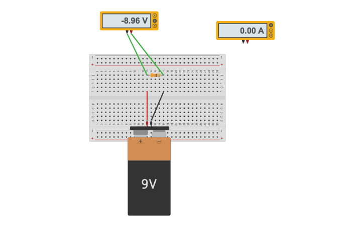 Circuit Design Series Resistors Tinkercad