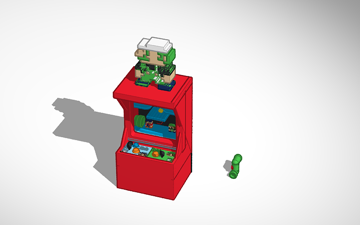 3D design MARIO BROS ARCADE CABINET - Tinkercad