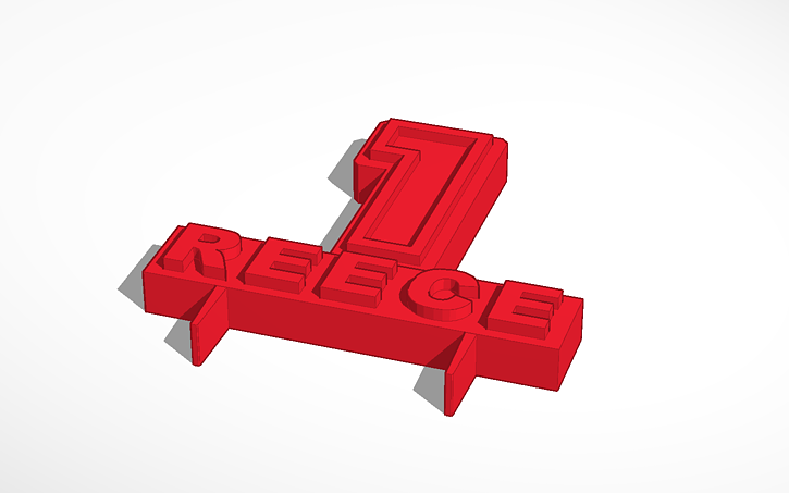 3D design 1-Reece | Tinkercad