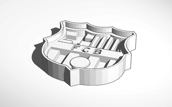3D design Copy of Soccer team Logo - Tinkercad