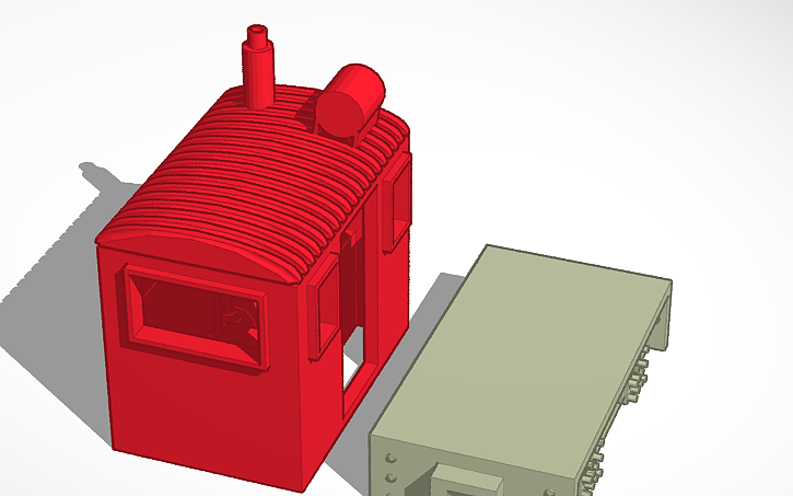 3D design on30 boxcab - Tinkercad