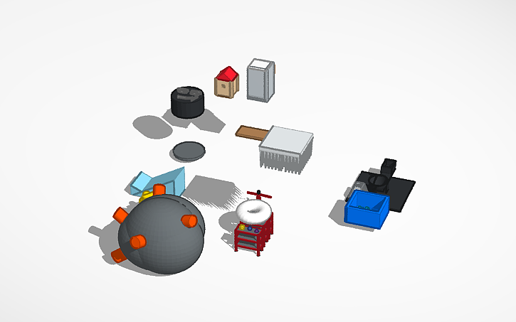 3D design Ragdoll Playground (For sim lab) - Tinkercad