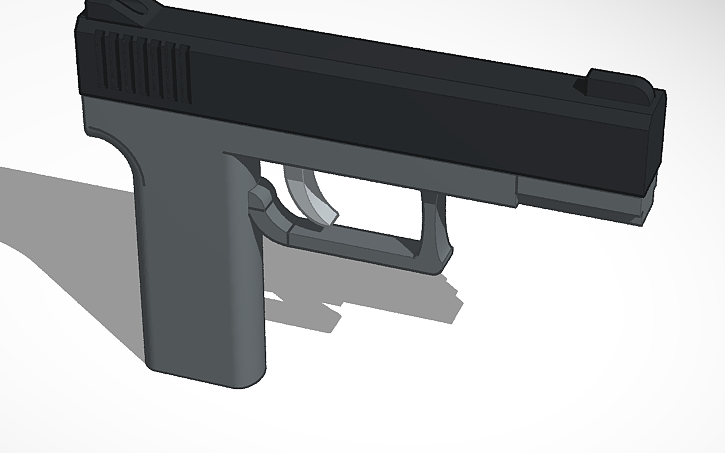 3D design glock 19 - Tinkercad