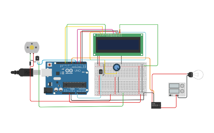 Circuit design RoomTemp_ControlSys | Tinkercad