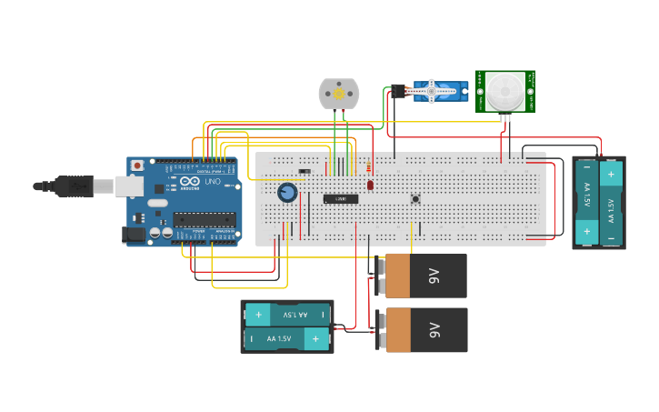 Circuit design ArduinoFinal | Tinkercad