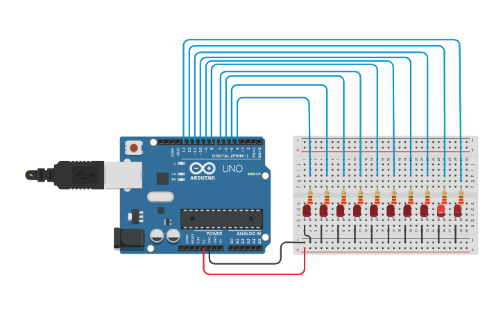 Circuit design P5_HUERTA_JOEL_5D - Tinkercad