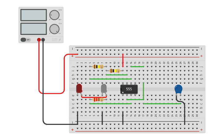 Circuit Design Timer 555 Flashing Lights Josh Marwood Tinkercad